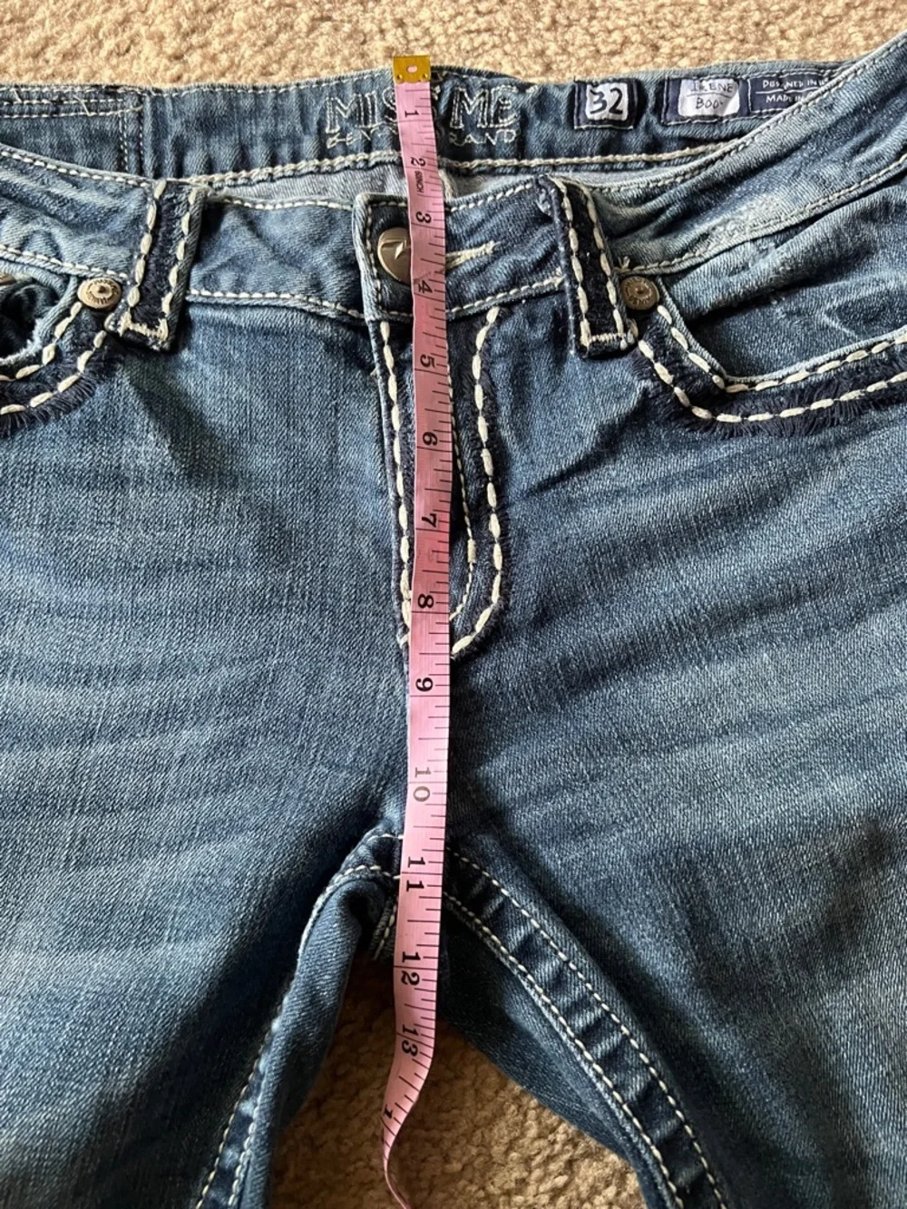 Miss Me | Jeans | Miss Me Indigo Irene Bootcut Jeans Thick White ...